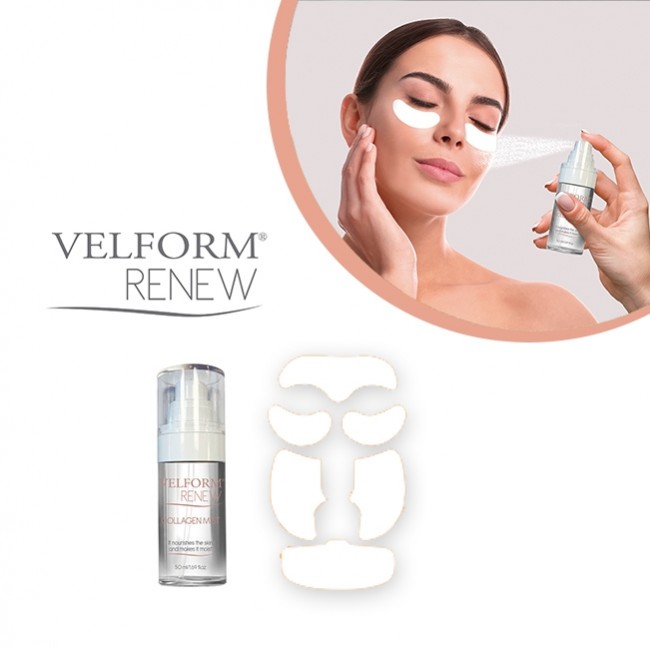 Velform Renew 2x1 - Set of film and collagen mist