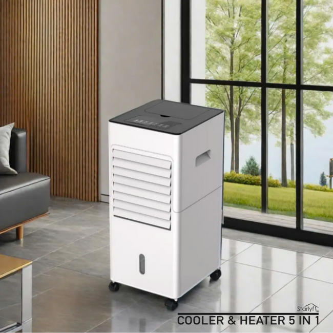 Starlyf Cooler & Heater 5 in 1 - Cooler, heater, fan, humidifier & air ...