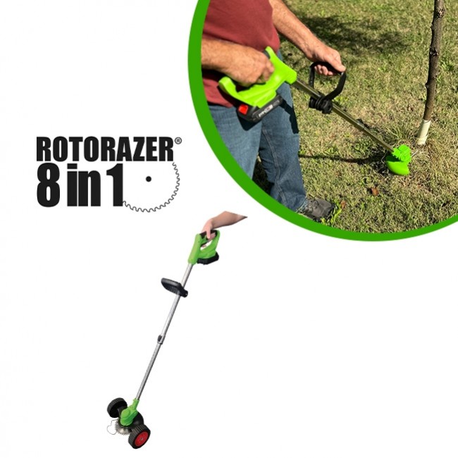 Rotorazer 8-in-1 -The multi cutting, trimming lawn and garden machine